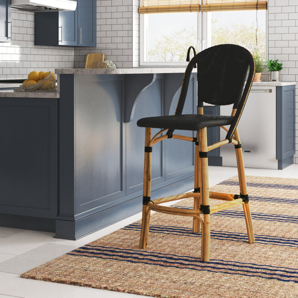 Sand & Stable Reuben Rattan Stool & Reviews - Wayfair Canada